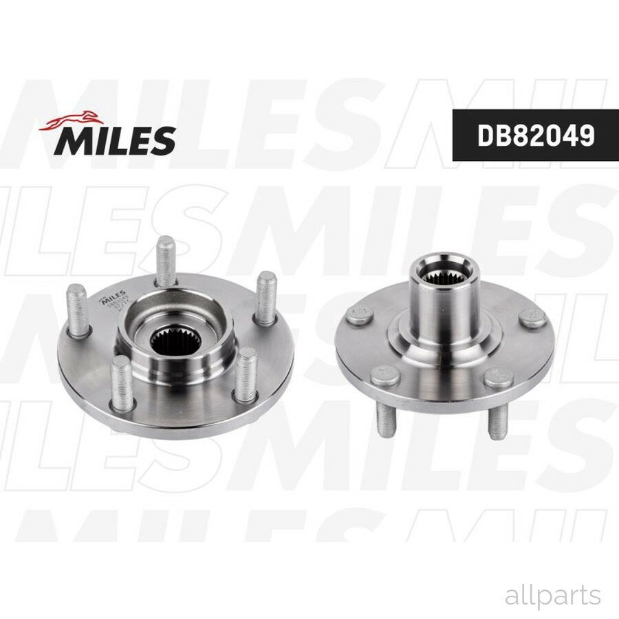 MILES DB82049 Ступица передняя NISSAN ALMERA TINO V10M (00-05)/ PRIMERA P12E (01-07)