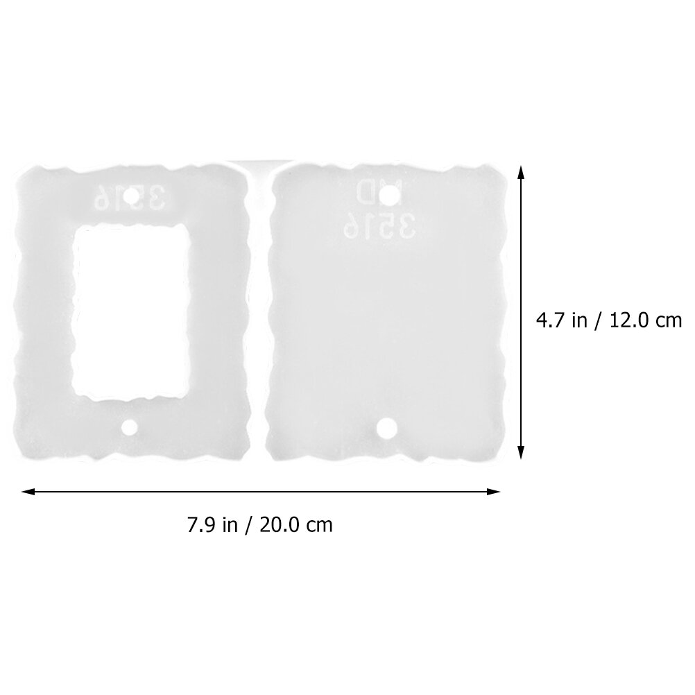 Силиконовая Форма Для Фоторамок 1 Шт Изделия Из Эпоксидной Смолы Размер 20X12Cm