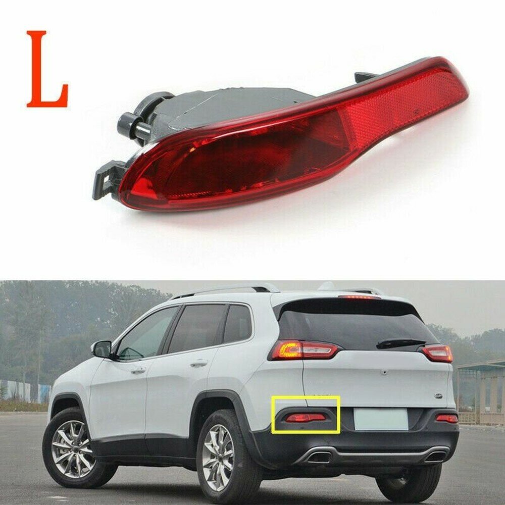 Задний левый фонарь-отражатель бампера для Jeep Cherokee 2014 2015 2016 2017 2018