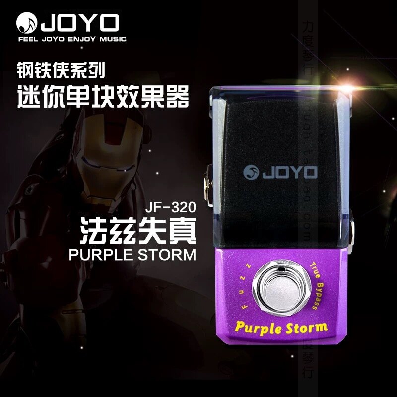 JOYO Гитарный педальный эффект JF-320 Fuzz Distortion овердрайв хорус дилей реверб компрессор шумоподавитель