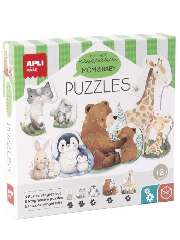 Пазл Apli Kids My First, мама и ребёнок, прогрессивные пазлы, 20 элементов
