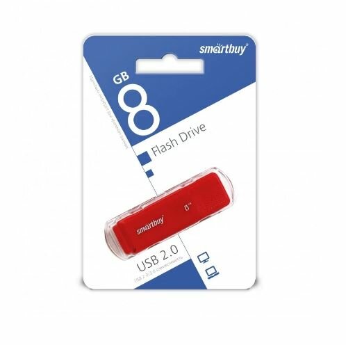 Smart Buy USB 8GB Dock Red