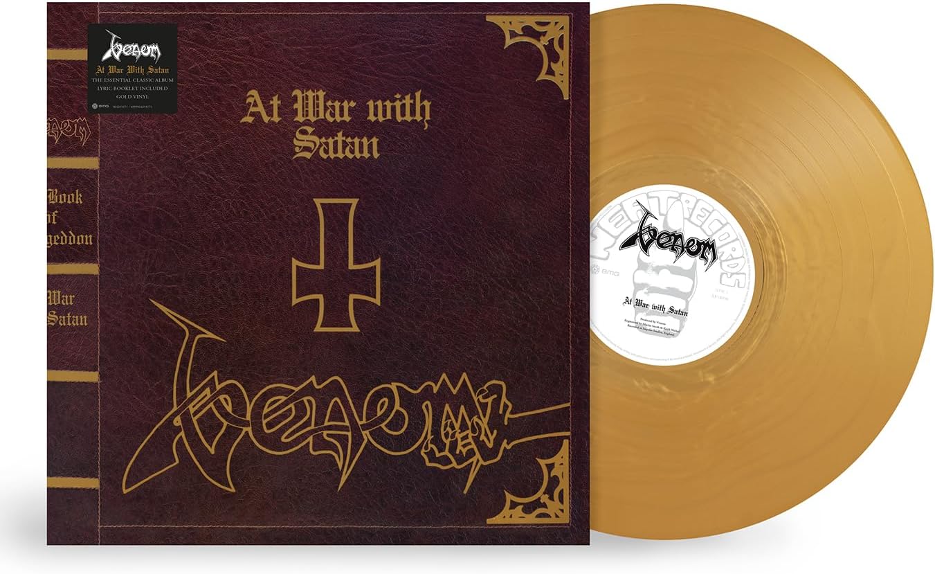 Виниловая пластинка Venom - At War With Satan (LP, Золотой винил) 2026