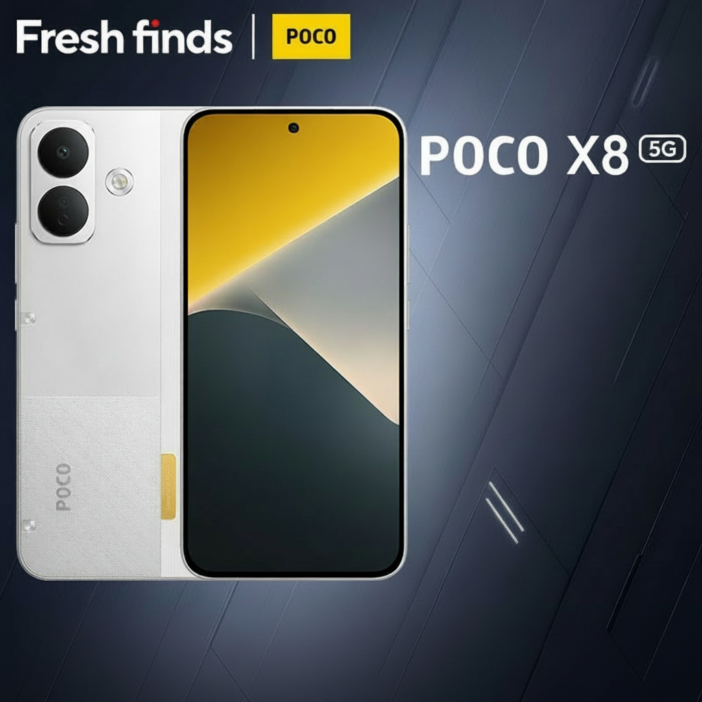 POCO X8 5G 12/256ГБ Белый, NFC, 67Вт