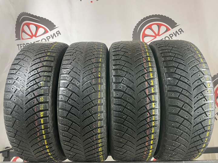 Комплект (4 шт) зимних БУ шин шипованные Michelin X-Ice North 4 235/65 R18 50% износ