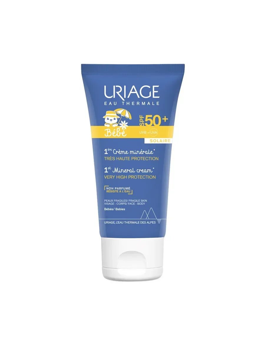 #Uriage bebe крем минеральный первый spf50+ 50 мл#