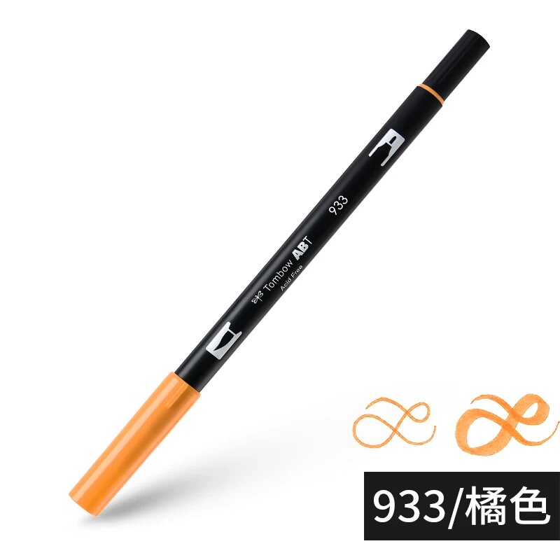 TOMBOW ABT108 маркеры для рисования 108 цветов Оранжевый, 933