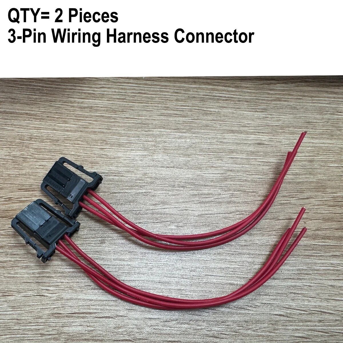 2 шт. 3-Pin Wiring Harness Connector, Wire-2PCS
