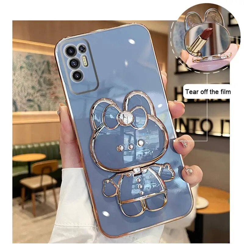 Зеркальный держатель для телефона, зеркальная фотовспышка для Tecno Pova 2 Camon 18 16 15 19 Neo Spark 5 8 7 Pro 6 9T Air Go 2022 Pop 5 LTE