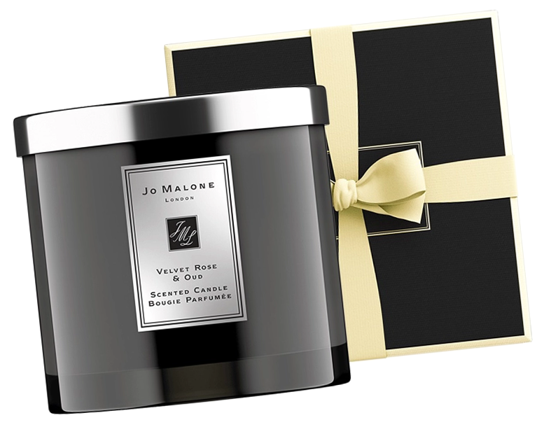 Парфюмированная свеча для дома и помещений Jo Malone Velvet Rose and Oud 600 гр - Джо Малон Роза