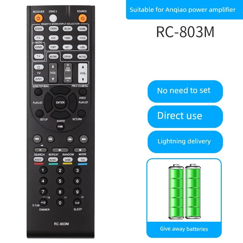 Пульт ДУ Совместимый С ONKYO AV Ресивер Усилитель RC-803M Запасная Часть