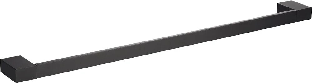 Держатель для полотенец Timo Selene 14053/03 черный, матовый, латунный, держатель для полотенец в ванную, прямоугольный