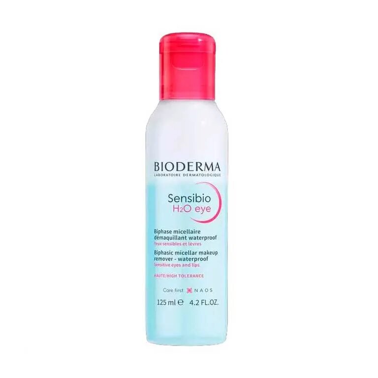 Bioderma Сенсибио H2O Двухфазное мицеллярное средство для очищения глаз и губ 125 мл 125 мл