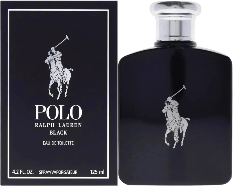 Ralph Lauren Polo Black мужская туалетная вода 125 мл - Ральф Лорен Поло Блек одеколон