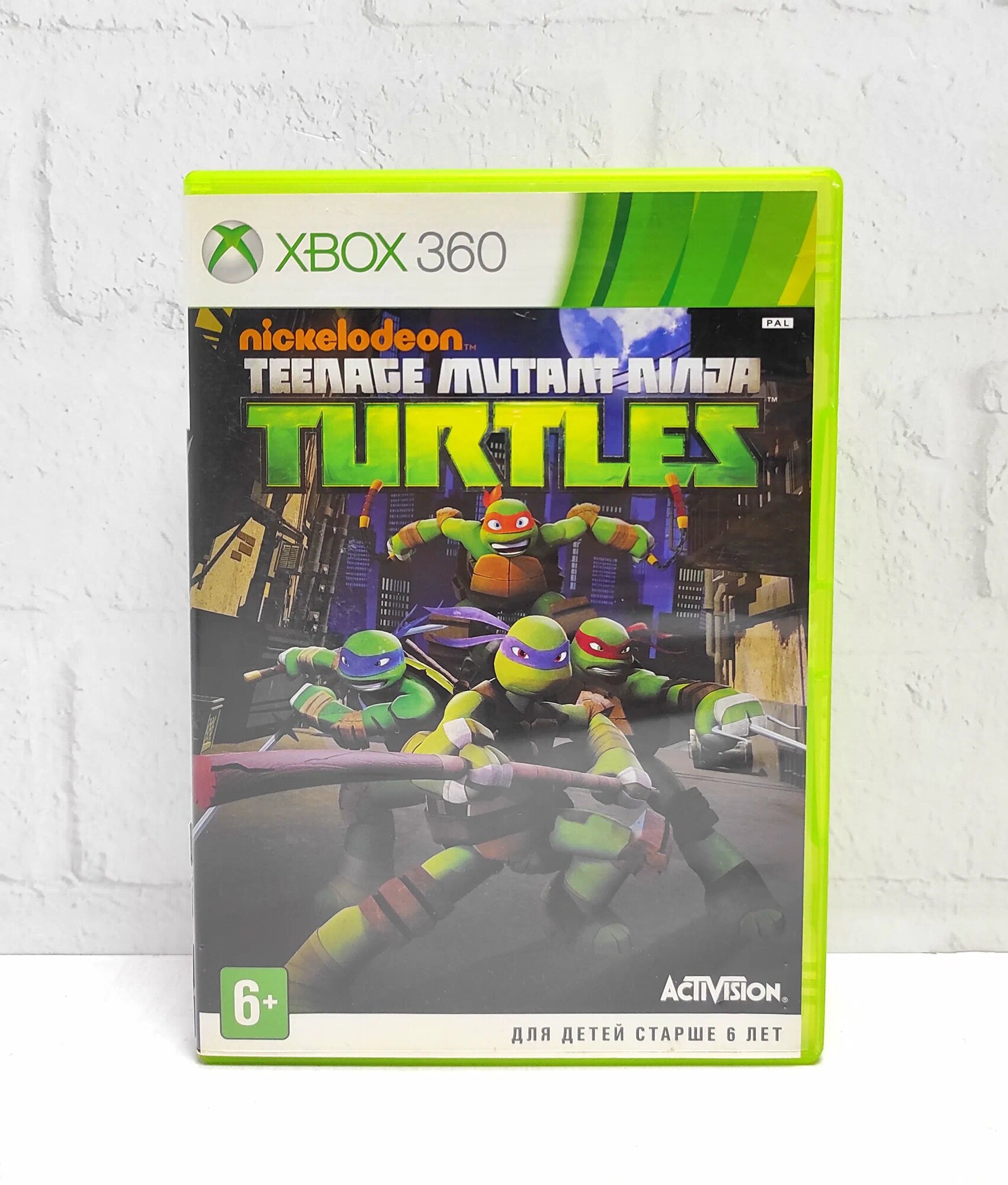 Teenage Mutant Ninja Turtles 2013 Английский язык Видеоигра на диске Xbox 360. Товар уцененный