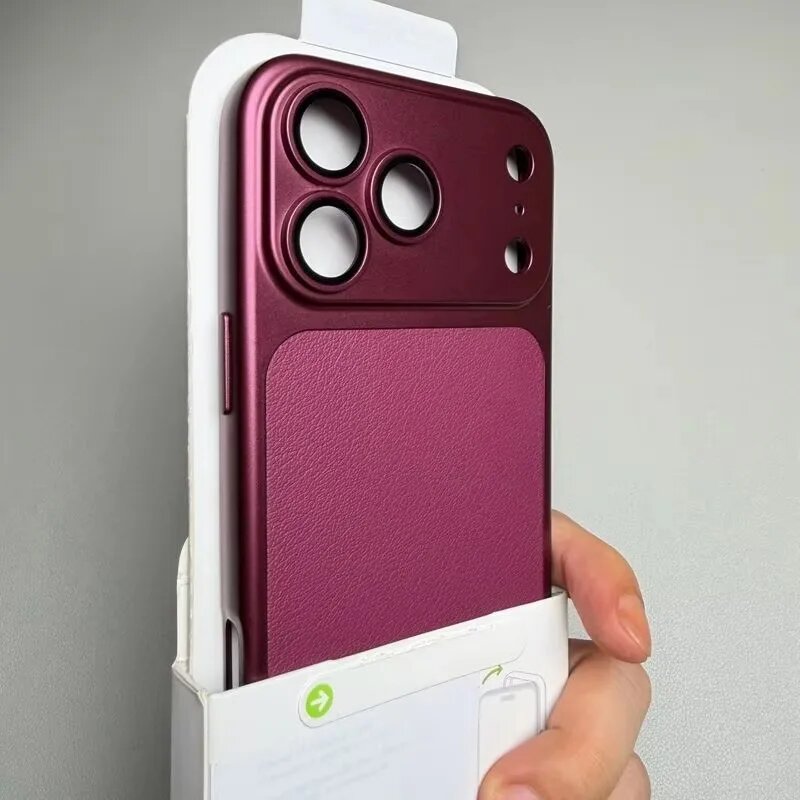 Чехол для iPhone 18 Pro Max, чехол для iPhone 17 Pro, чехол Айфон 12 Про Макс, Красный, Cherry red