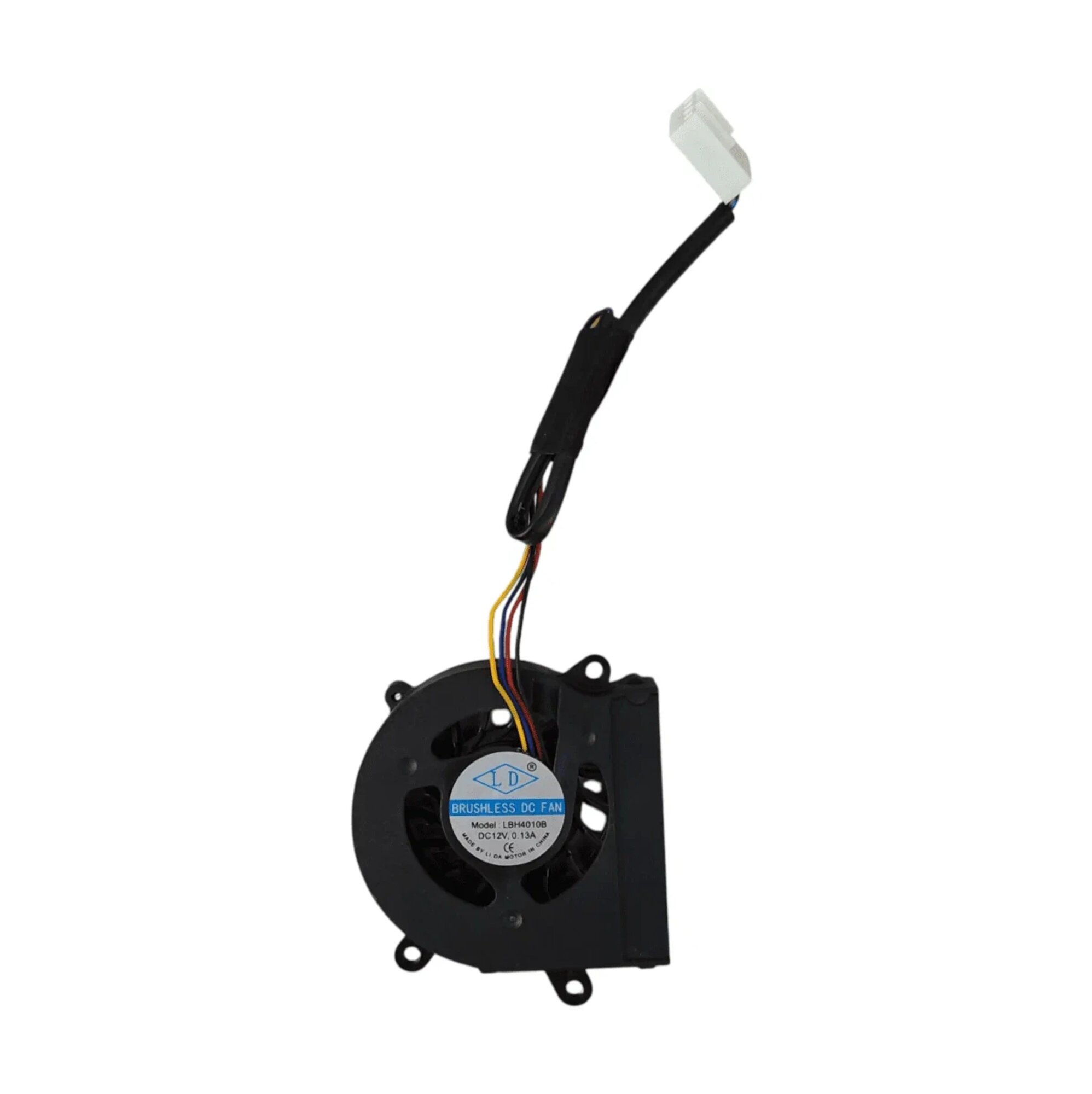 Вентилятор для моноблока, диаметр 40мм, Brushless LBH4010B, DC 12V, 0.13A, коннектор 4pin