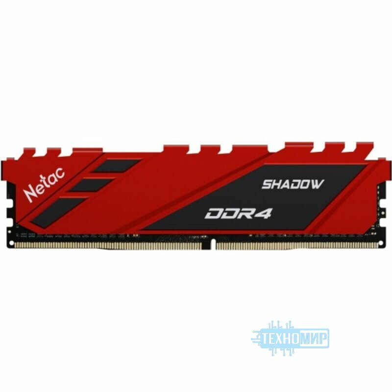 Оперативная память Netac 16 ГБ DDR4 3200 МГц DIMM CL16 NTSDD4P32SP-16R