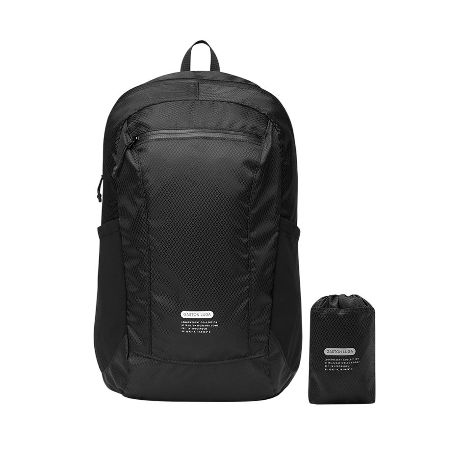 Рюкзак складной легкий Gaston Luga LWPBPBK Lightweight Packable Backpack. Цвет: черный