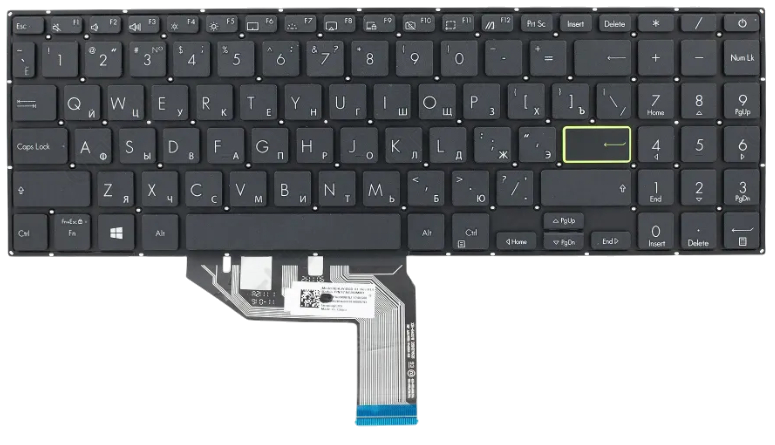 Клавиатура для ноутбука Asus ZenBook M513UA, K513EA, X513EA, F513EA, M513IA, A513EA, X513EP, K513EP,