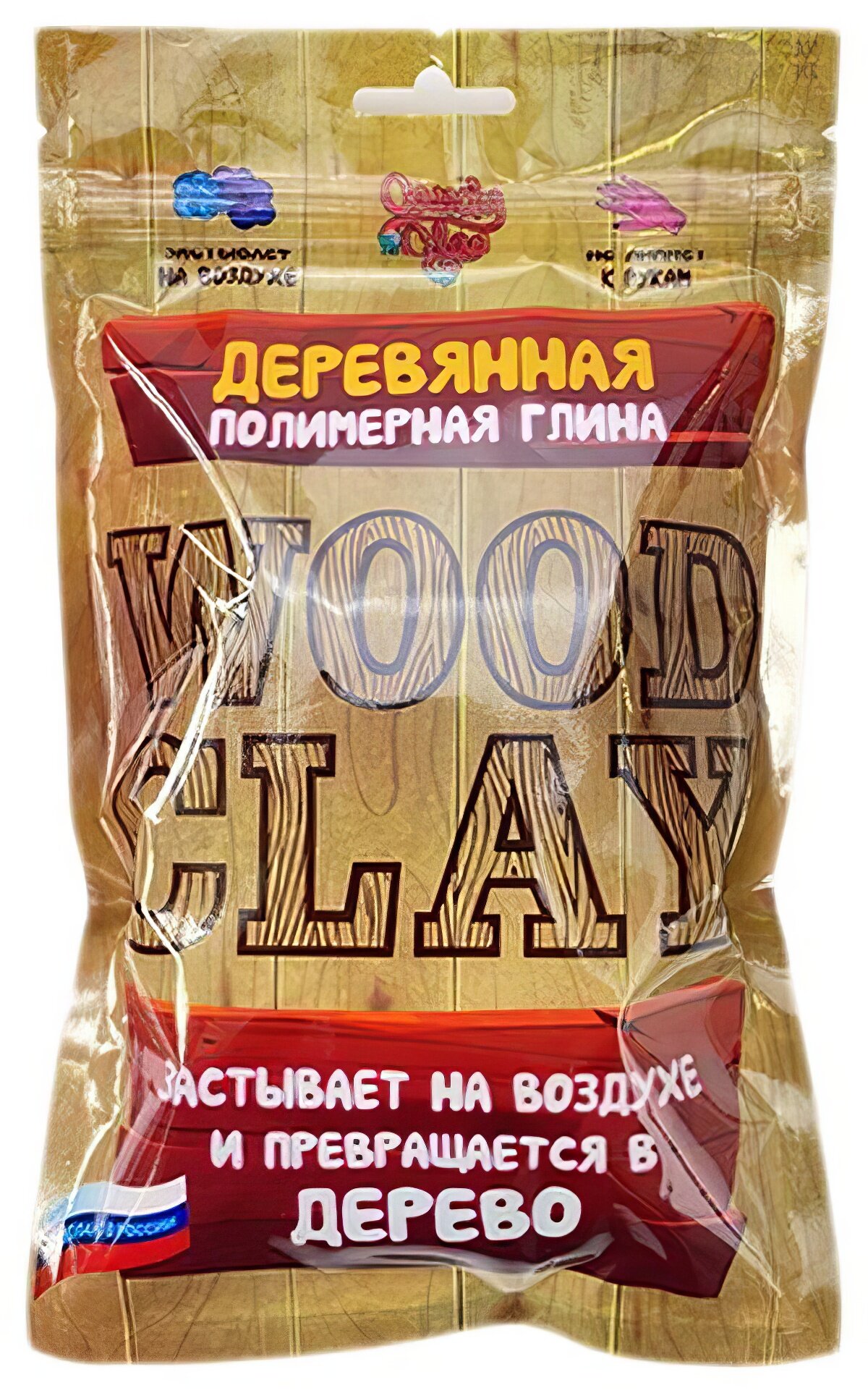 Candy Clay Полимерная деревянная глина 150 г 01-0223