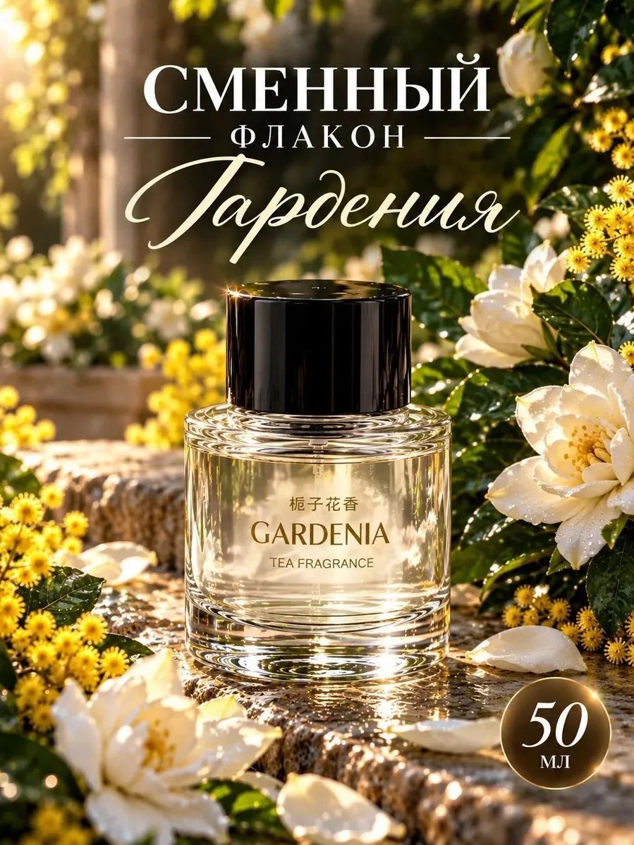 Сменный флакон парфюм "GARDENIA", картридж для автоматического ароматизатора в машину, аромамасло, автодухи, пахучка в салон