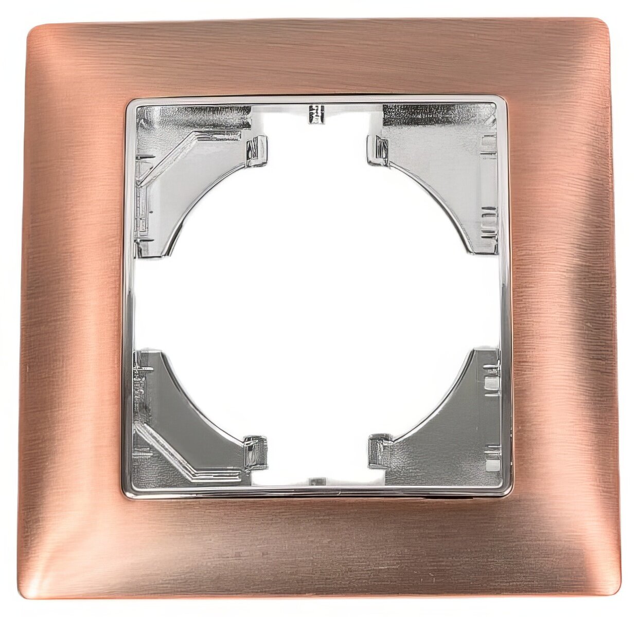 Рамка GUSI ELECTRIC 1-местная, цинк, цвет бронза С1010-038