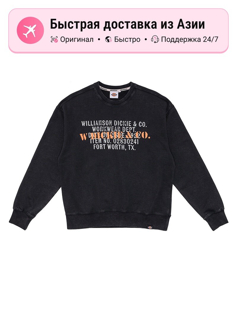 Толстовка Dickies DK0A87FTBLK, 1 шт.