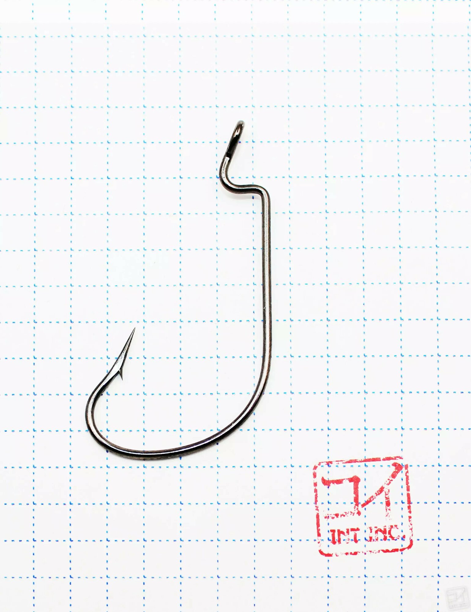 Крючок рыболовный KOI OFFSET WORM , размер 4/0 (INT), цвет BN, офсетный (10 шт.)