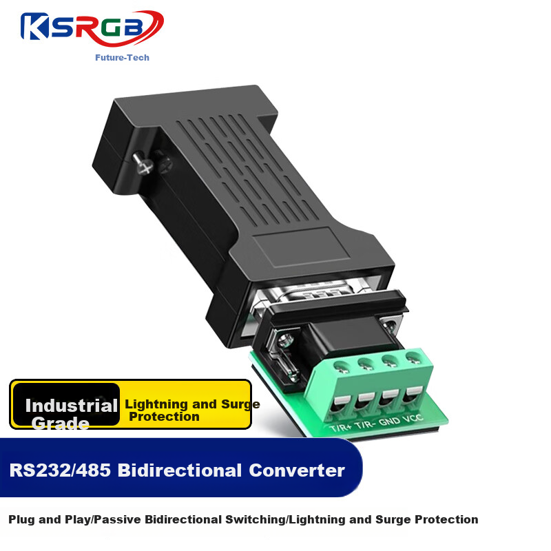 KSRGB RS232 в RS485 промышленный изолирующий преобразователь 9-пиновый двухсторонний последовательный протоколный