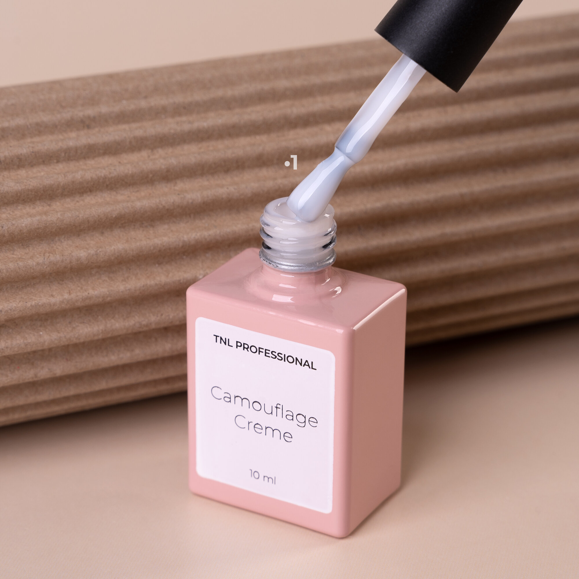 Tnl camouflage creme камуфлирующий гель-лак №01 молочный пломбир 10мл