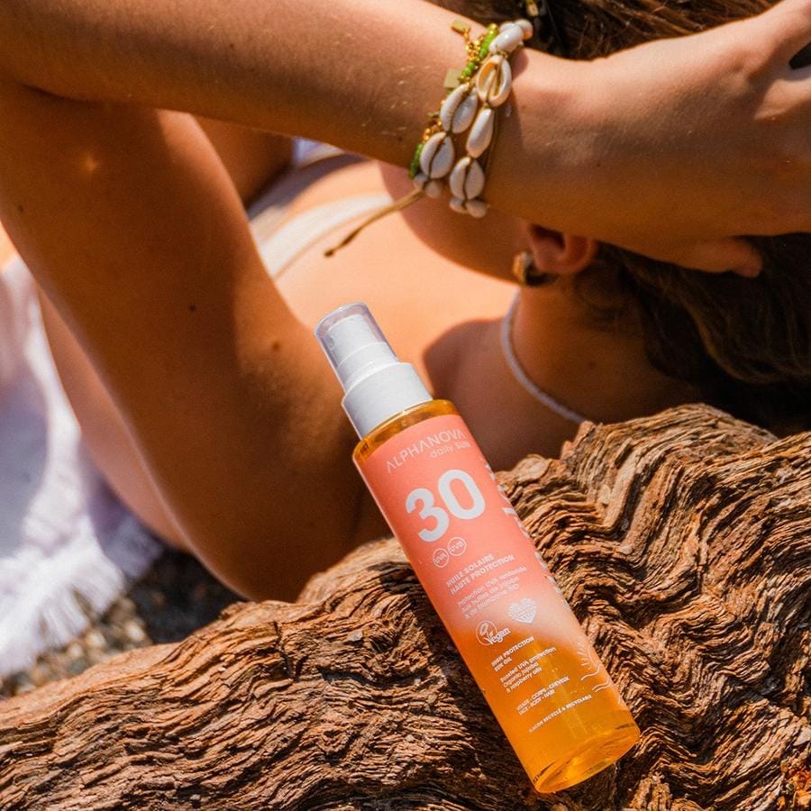 Масло для загара Alphanova Daily Sun Sun Glow, SPF 30, 125 мл