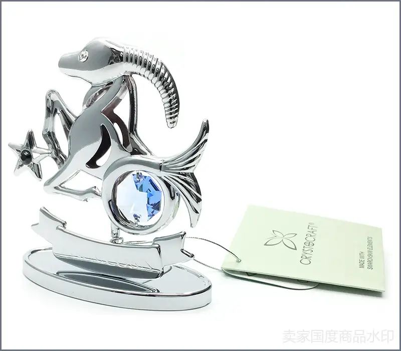 Миниатюра Crystocraft Знак Зодиака Козерог с кристаллами Swarovski U0266-001-CBLB