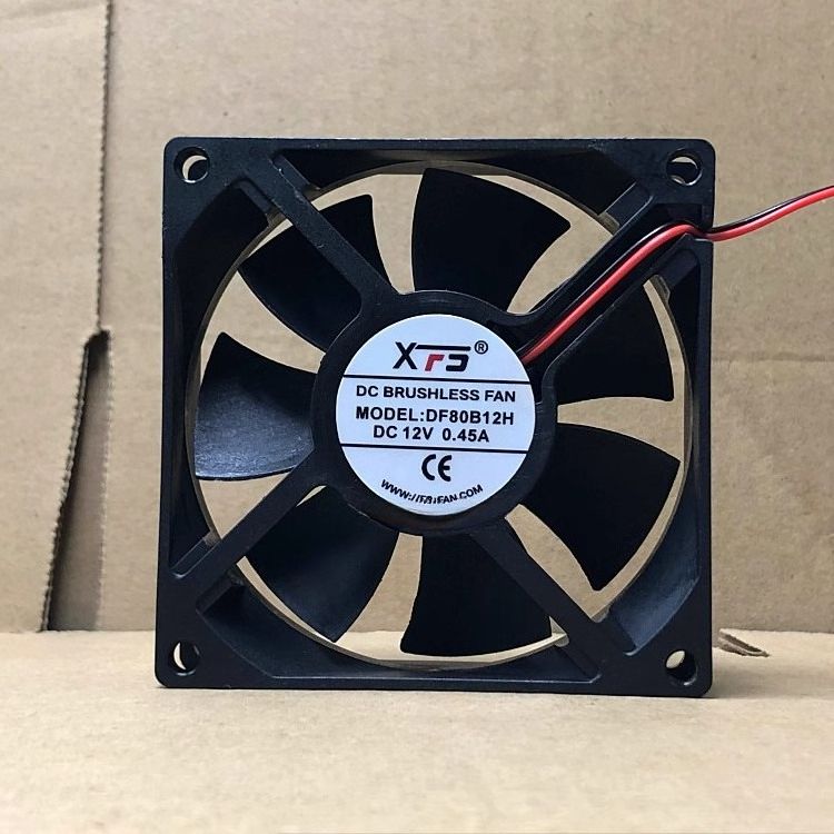 XFS DF80B12H DC12V 0.45A 8025 8 см 2 провода инвертор вентиляторы -
