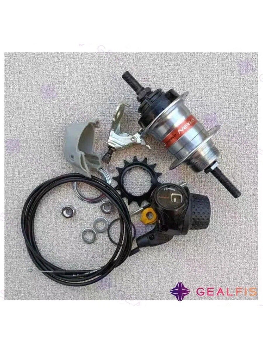 KNOW EASY-Комплект. Втулка планетарная Shimano Nexus SG-3S42 на 36 спиц, ось 182 мм. + мелкие запчасти.