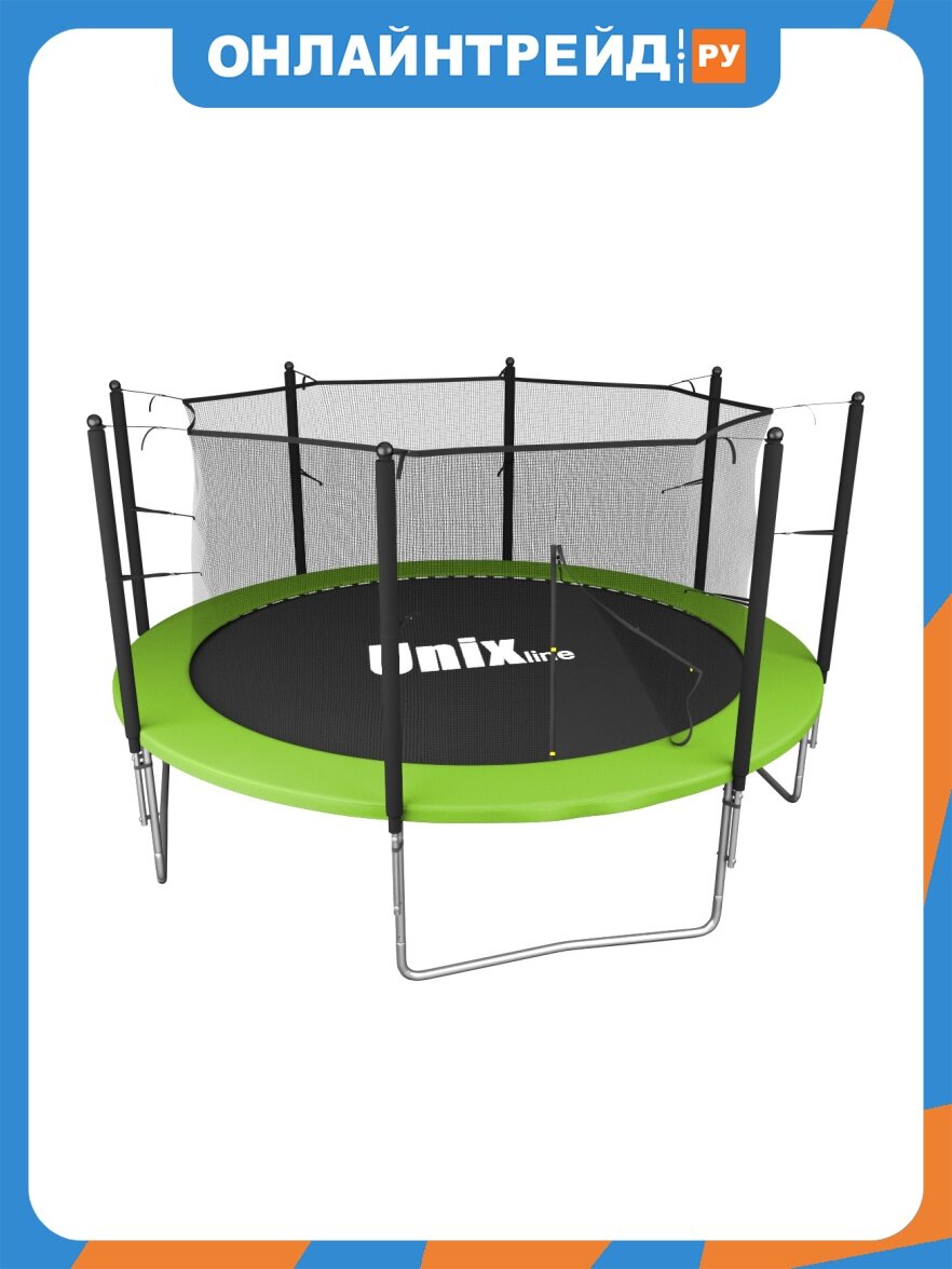 Батут Unix Line Simple 10 ft 305 см Green/зеленый (inside)