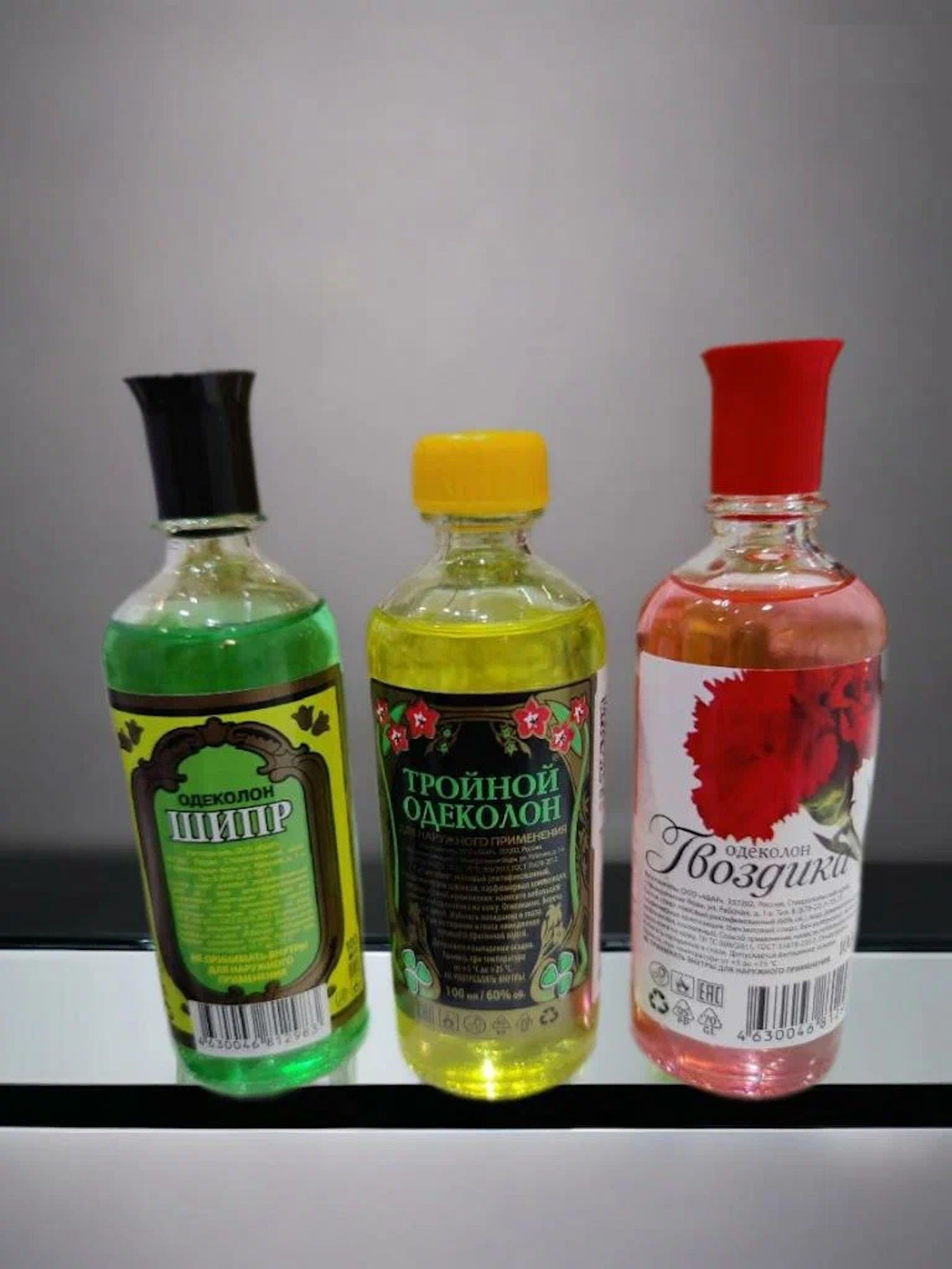 Комплект 31, Одеколоны "Шипр"+ "Тройной"+ "Гвоздика"