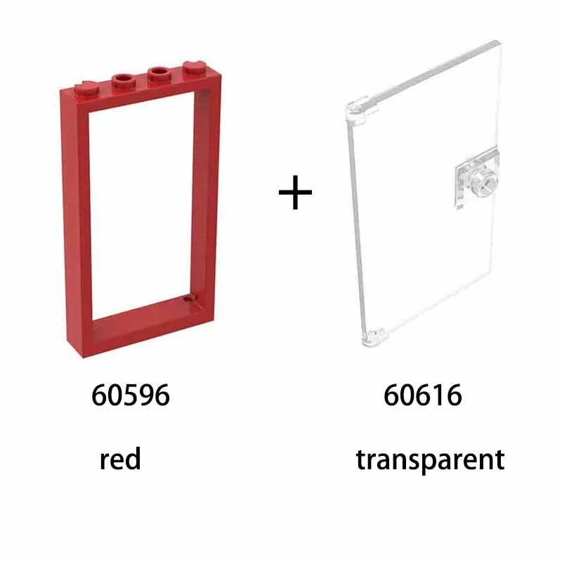 Пластиковые рамки окон для конструкторов XMWL 10pcs and 10pcs