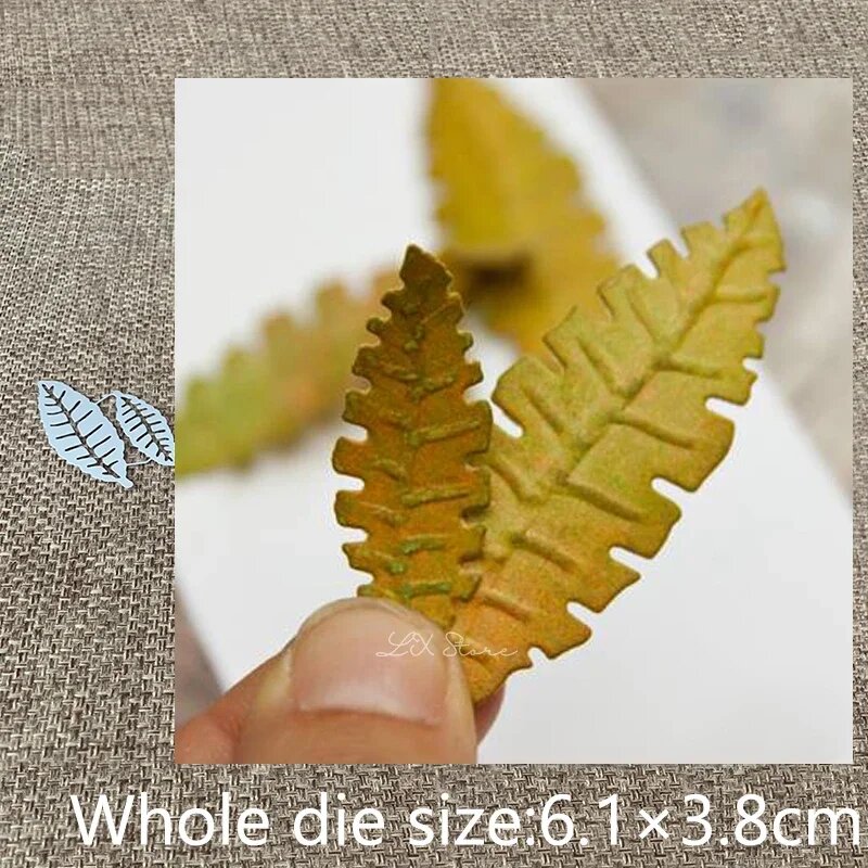 XLDesign Craft металлические штампы листья 2 шт.