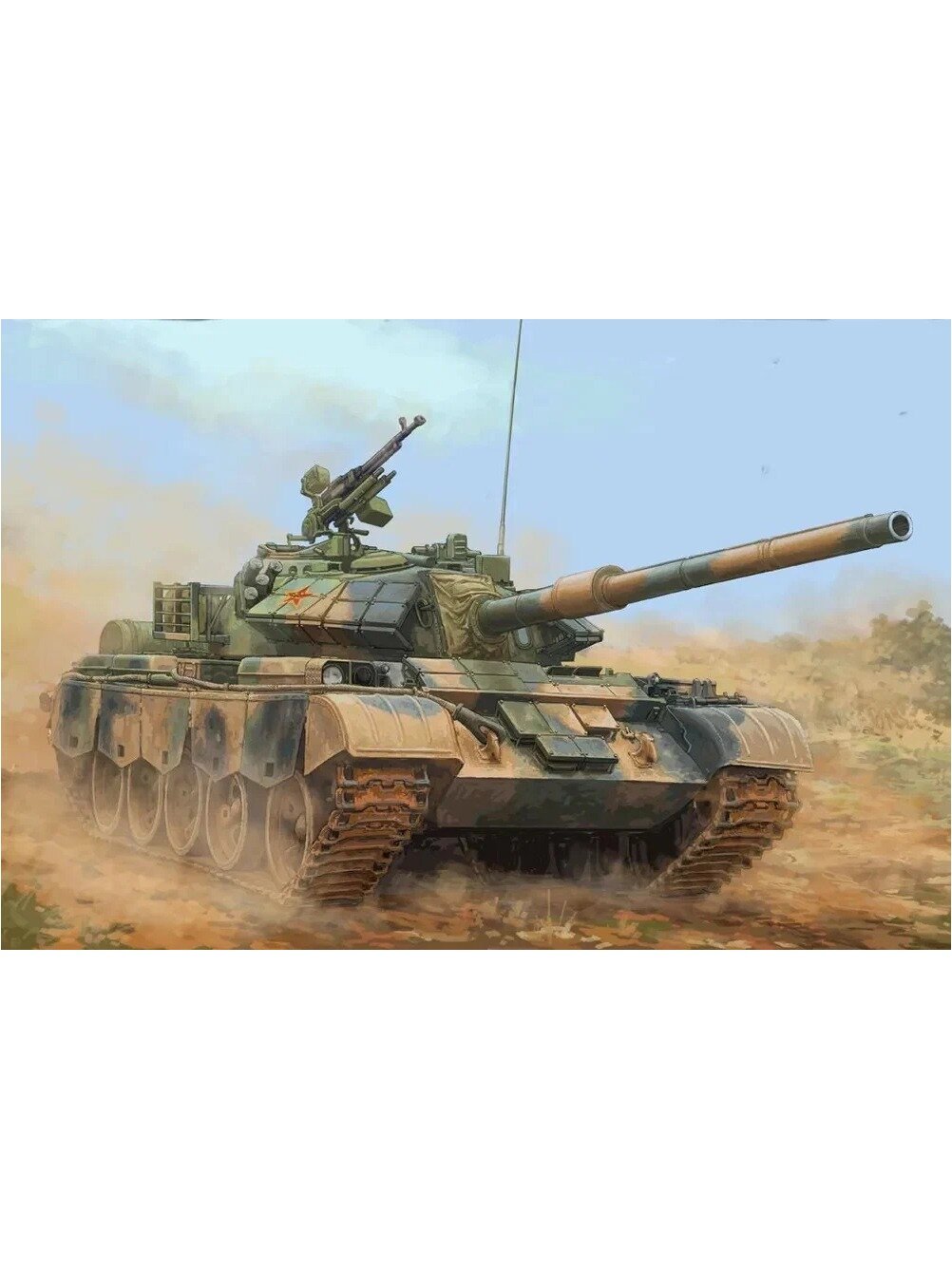 84541 сборная модель 1/35 китайский средний танк, ABS пластик, без клея