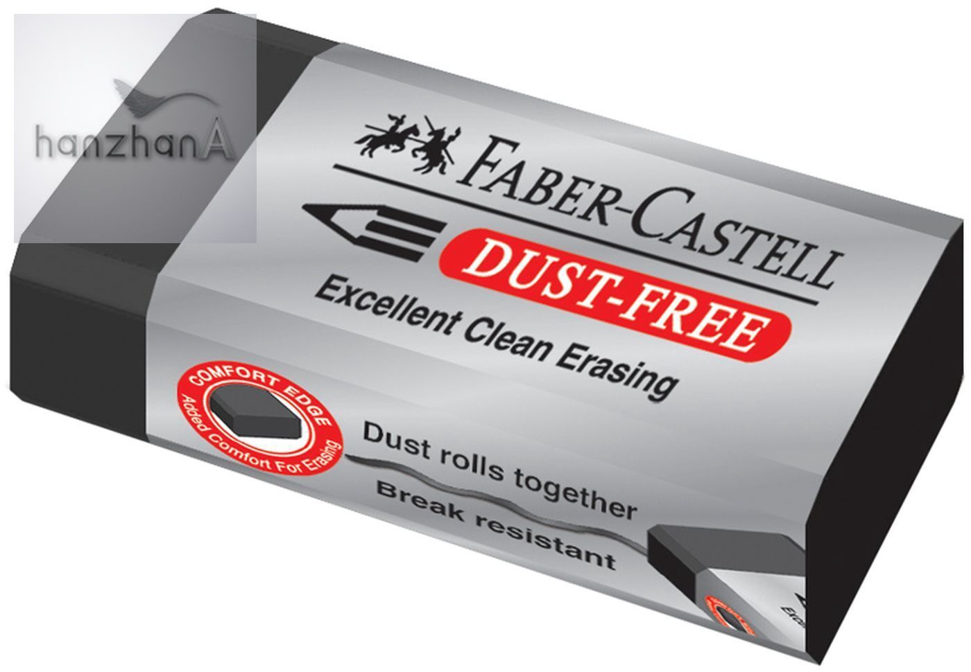 Ластик Faber-Castell Dust-Free, черный