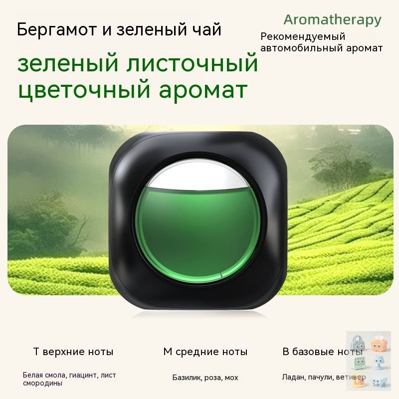 Ароматизатор автомобильный, Зелёный чай с бергамотом, 36 мл