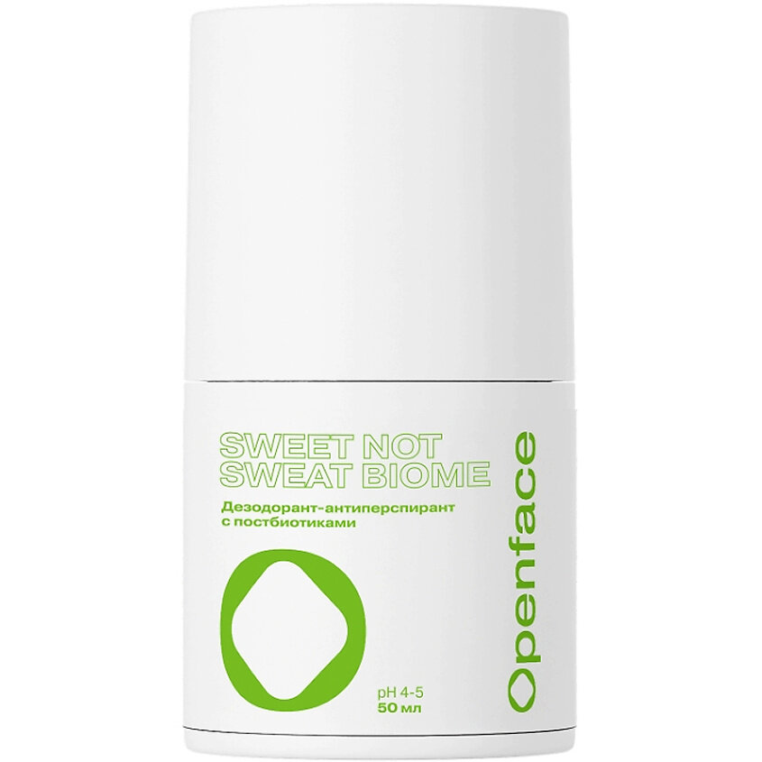 OPENFACE Дезодорант-антиперспирант с постбиотиками Sweet Not Sweat Biome, 50 мл