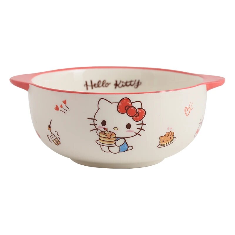 Sanrio порцеляновая миска Kuromi 350 мл Красный, 350ml Hello Kitty
