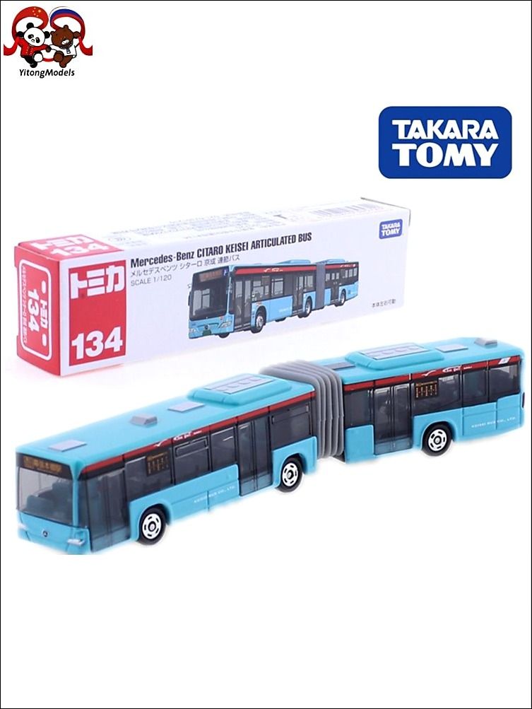 TOMICA TOMY имитационная модель автомобиля No. 134 Mercedes-Benz Articulated City Bus