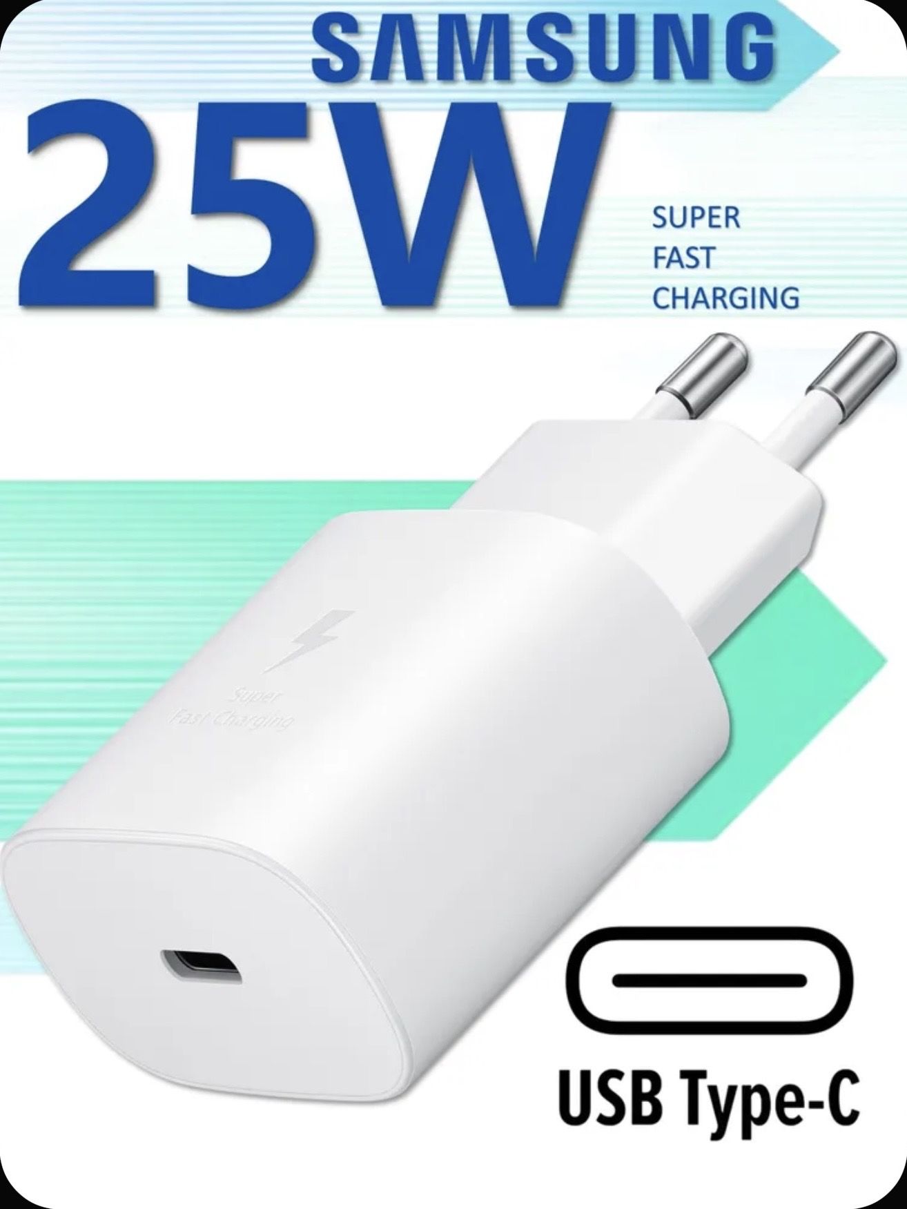 Блок питания, сетевой адаптер Samsung EP-TA800 25W PD Power Adapter USB-C, белый
