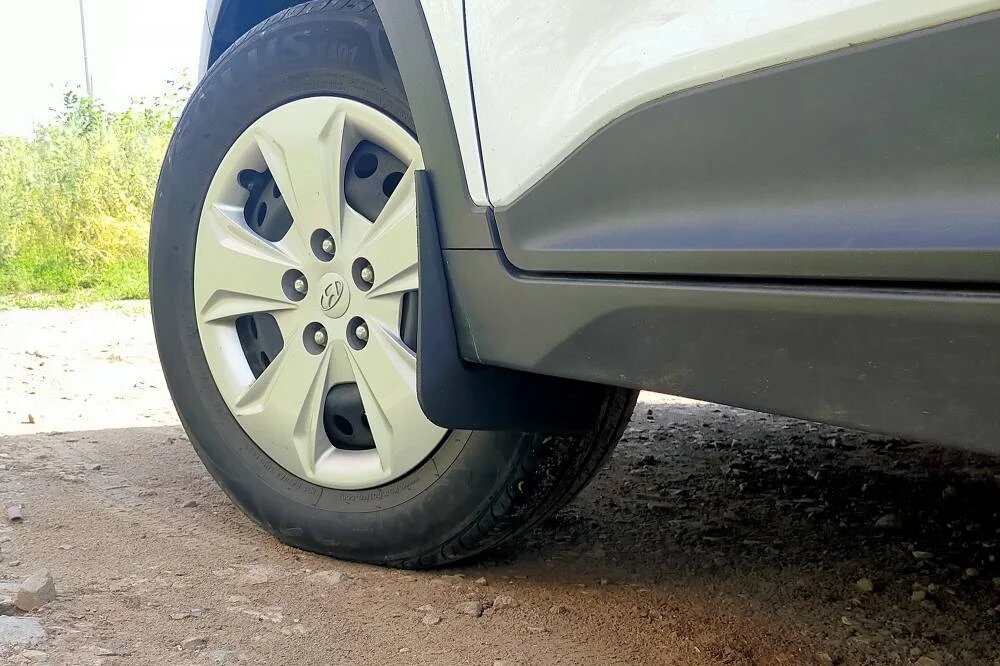 Широкие Брызговики передние увеличенные (2 шт) Hyundai Creta 2016-2021