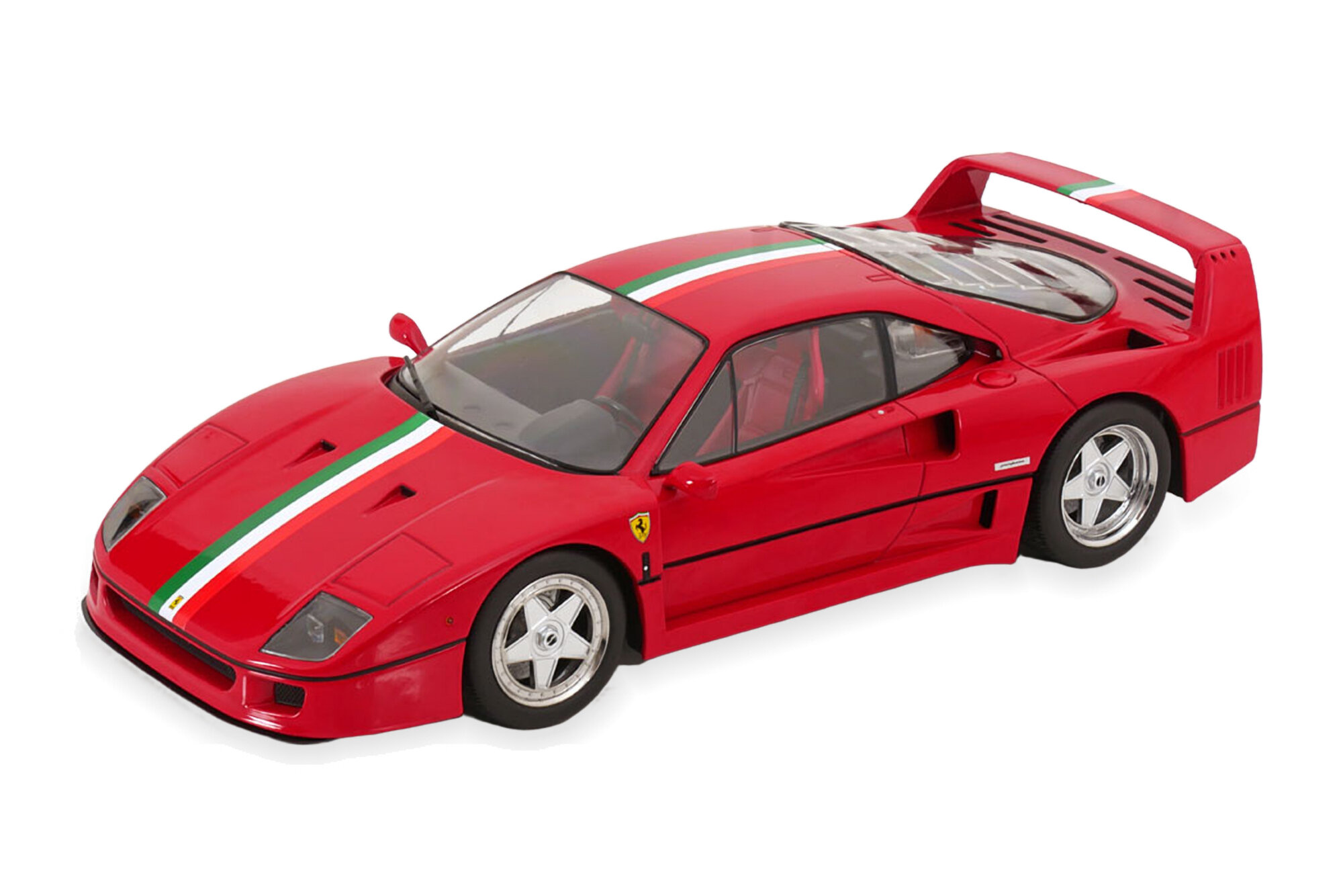 Модель коллекционная KK-SCALE Ferrari F40 italia design red white green