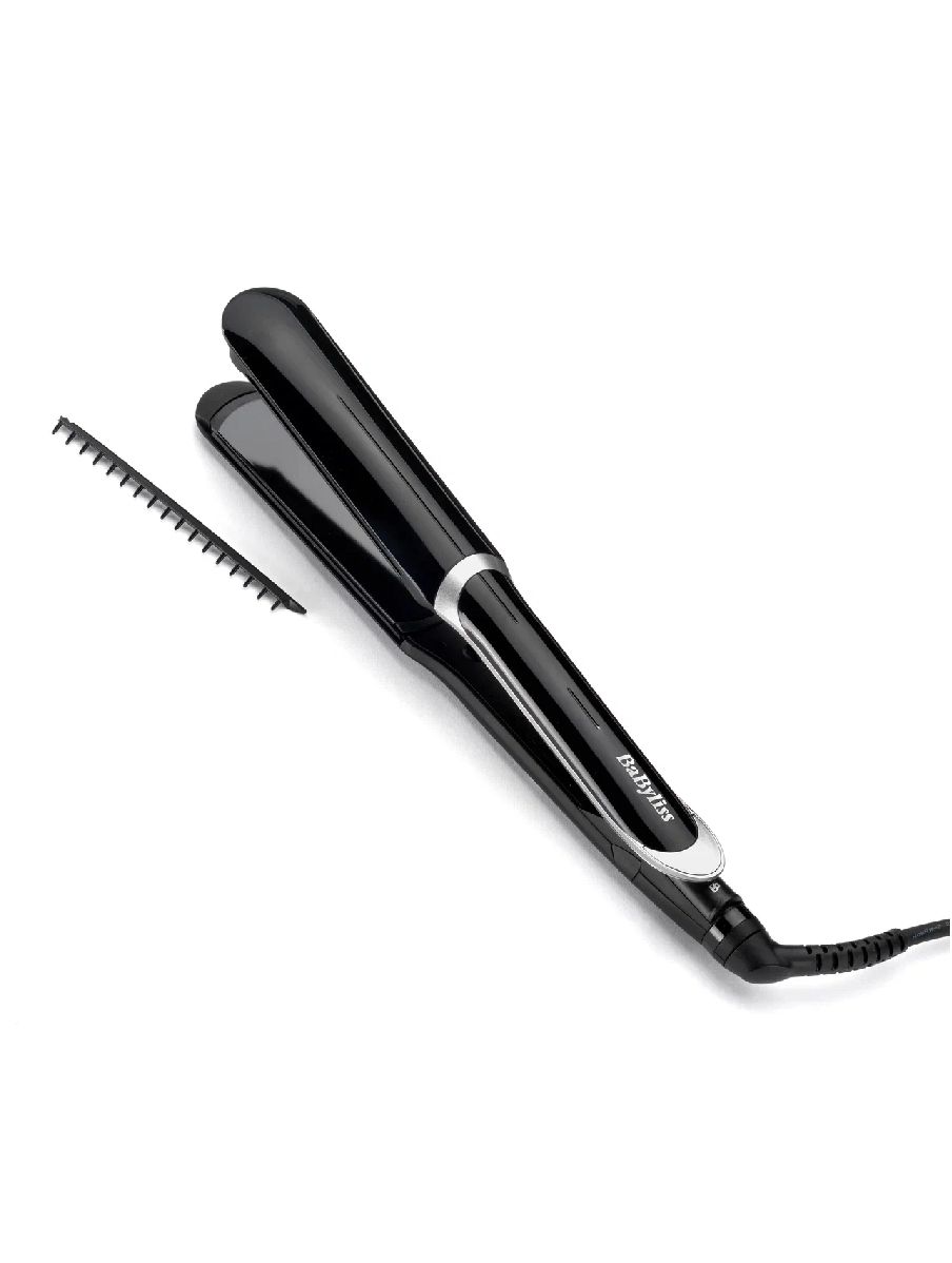 BaByliss Sleek Control Wide ST397E Выпрямитель для волос, 52 Вт, турмалин/керамика, черный
