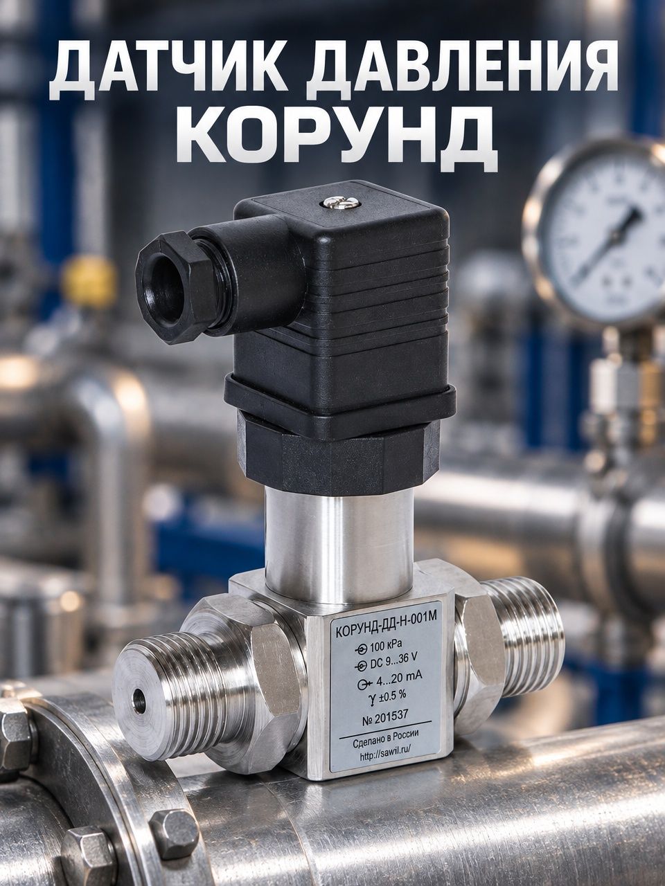Датчик дифференциального давления КОРУНД-ДДН-001М